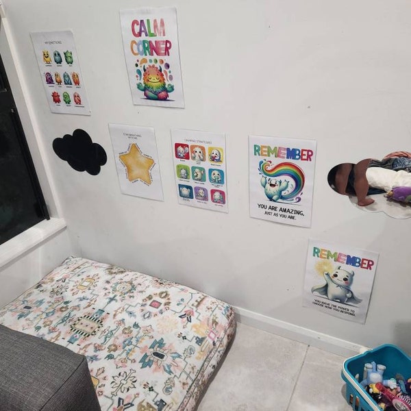 30 Emotions Monster Coloring Pages | Cute Mindful Activity for ...