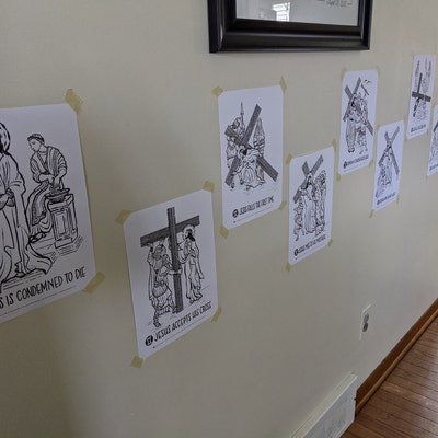 Stations of the Cross Coloring Pages, 14 Catholic Lent Coloring Pages ...