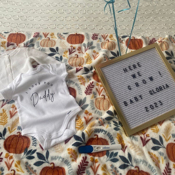 Pregnancy Announcement Bodysuit, His Promises Endure Baby Shower Gift ...
