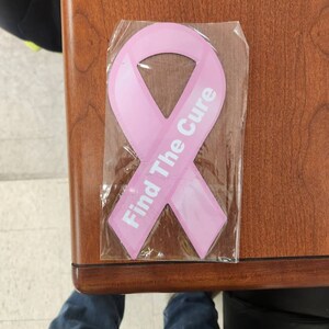 Pink Ribbon Thanks for Your Support Cards 12 Cards/pack - Etsy