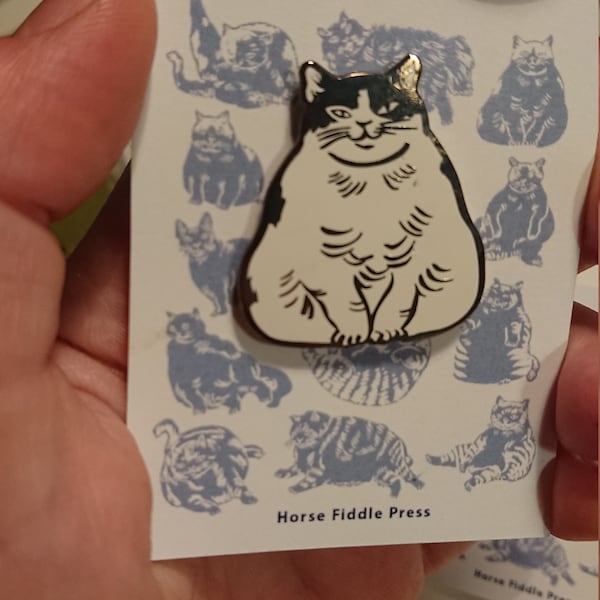 Cats Enamel Pins-cat Gifts-enamel Pin-brooch-calicocat-fat Cat-cat Pin ...