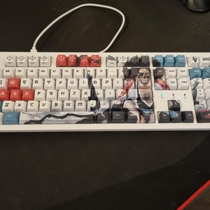 Shyvana the Half-dragon LOL Series Keycap Set, 127 Keys PBT for ...