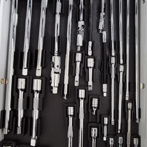 Magnetic Tool Holder for Extensions – Socket Extension Organizer ...