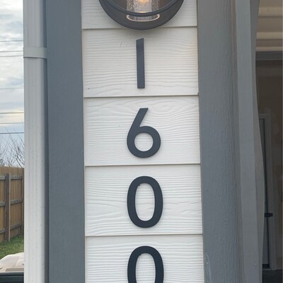 CLASSIC MODERN House Numbers, 5 Inch Address Numbers and Letters - Etsy