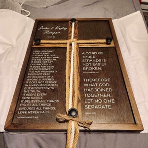 A Cord of Three Strands What God Joined Together Trinity Braid™ Unity ...