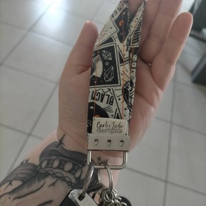 Moo Mood Key Fob / Cow Print / Wristlet / Key Chain / Wrist - Etsy ...