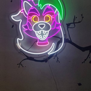 Glamrock FREDDY FNAF Security Breach LED Neon Sign Custom - Etsy