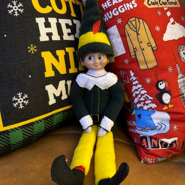 Elf Coat Hat Pants Shoes, Elf Christmas Outfit, Doll Clothing ...