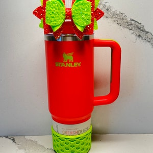 Black Chroma Bow Straw Toppers - Etsy