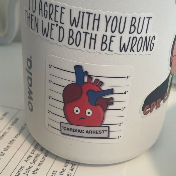 Cute Nutrition Stomach GI Sticker/ in Gut We Trust / Medical Sticker ...