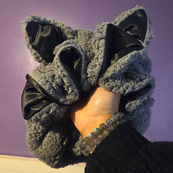 Bear Bonnet, Sleeping Hair Bonnet, Bonnet Hat, Bonnet, Hair Bonnet for ...