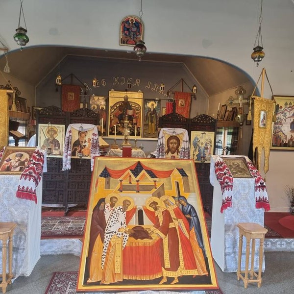 Saint Nicholas of Myra St Nicholas Wonderworker Icon Handpainted ...