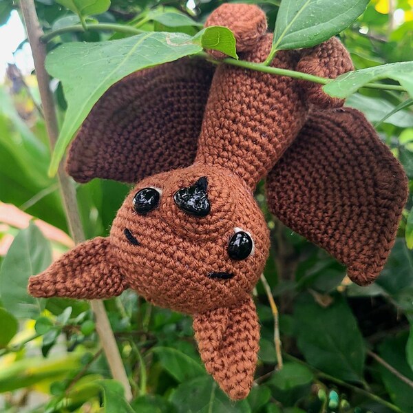 Bat Crochet Pattern PDF - Cute Halloween Crochet Bat Amigurumi Pattern ...