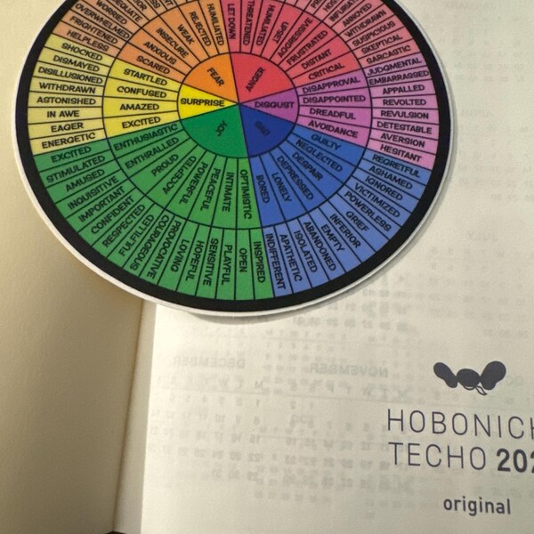 Feelings Wheel Digital Download / Emotions Wheel PDF/ Printable ...