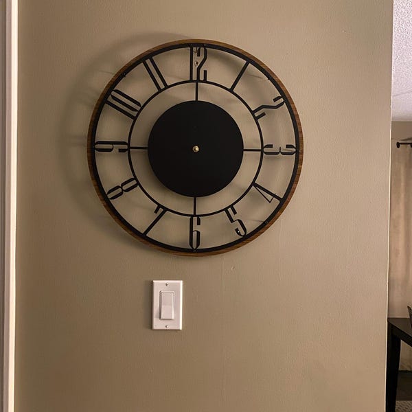 World Map Metal Wall Clock, Earth Wall Clock, Geographic Compass Clock ...