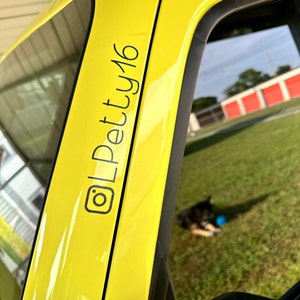 Instagram Handle Car Decal, Car Sticker, Influencer Decal, IG Sticker ...