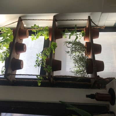 20 Wooden Farmhouse Patio Planter, Cottage Planter, Handmade Rustic ...