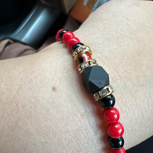 Faceted Jet Bead. Jet Stone. Ideal for Protection Bracelets. - Etsy