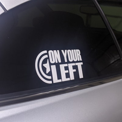 Captain America on Your Left Vinyl Sticker Decal for Car Window Laptop ...