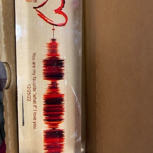 Artblox Soundwave Art With Scannable Qr Code Any Video Voice - Etsy