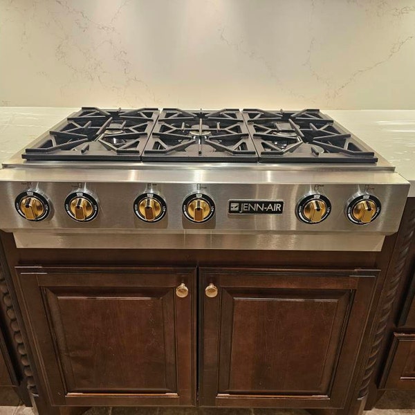 Matte Gold Universal Stove Knobs - Etsy