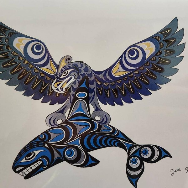 Raven by David Boxley Tsimshian Artist 6"x9" Art Card - Etsy