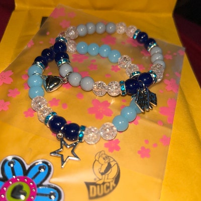 Corpse Bride Set of Two Matching Couple Bracelets, Victor and Emily ...