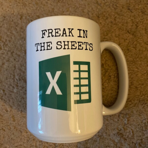 Personalized Freak in the Sheets, Custom Spreadsheet, Funny Tax ...