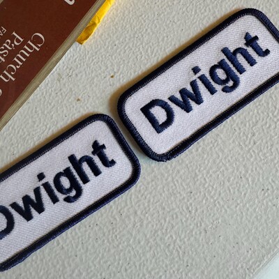 Embroidered Custom Iron-on Rectangle Name Patch - Etsy