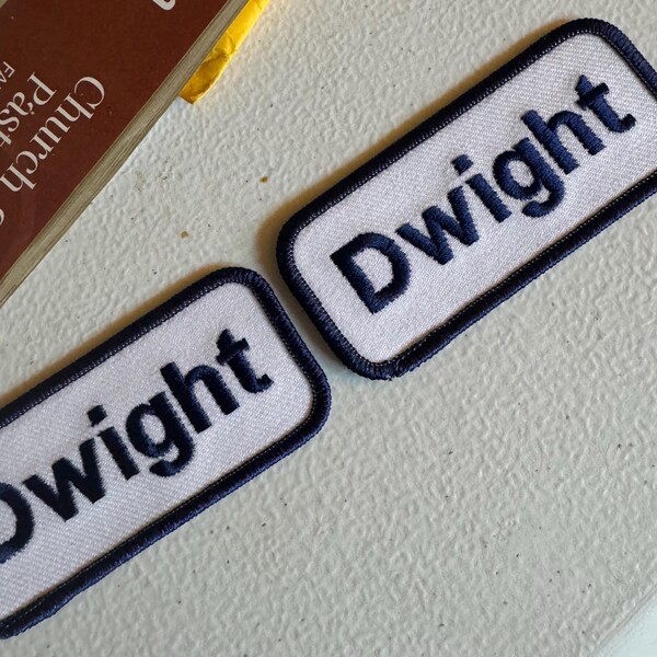 Embroidered Custom Iron-on Rectangle Name Patch - Etsy