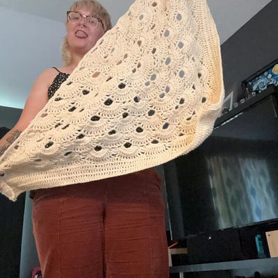 German Shells/ Virus Shawl Pattern / PDF Instant Download / Crochet ...