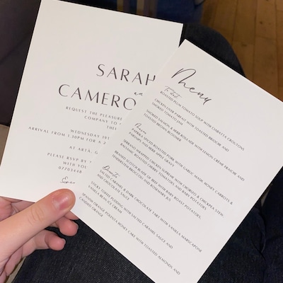 Evening Reception Invitations Elegant Wedding Invite, Evening ...