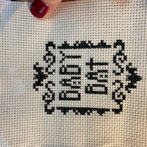 Goth Sloth Cross Stitch Pattern Gothic Animal Corpse - Etsy