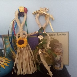 Gaia Hedge witch green witch pagan poppet kitchen witch home | Etsy