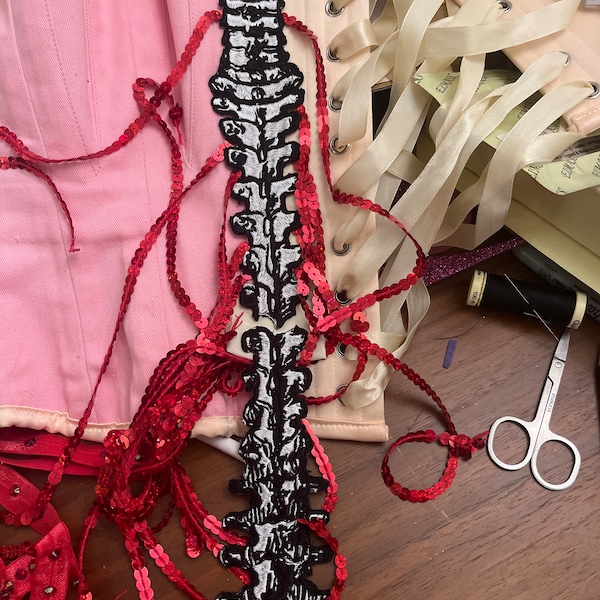 Back Patch, Spine Patch Bone, Large Patch, Skeleton, Horror Patch, Goth Patch - Etsy