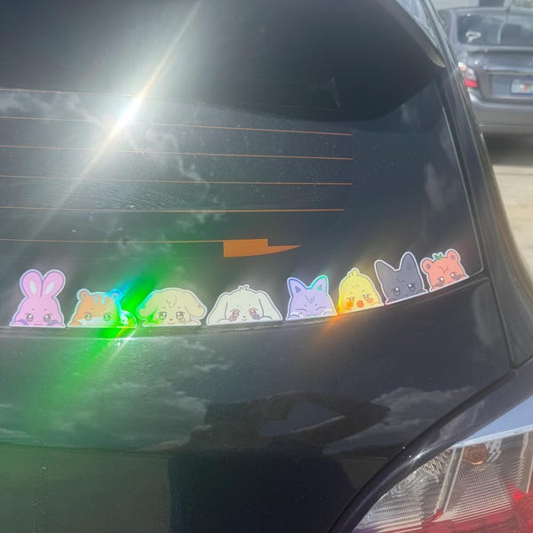 BTS BT21 Peeker Car Decals | BTS Stickers | BT21 Decal | BTS Car Decals ...