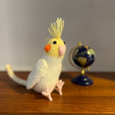 Cockatiel Knitting Pattern Cute Bird Knitting Pattern Jarvis Cockatiel ...