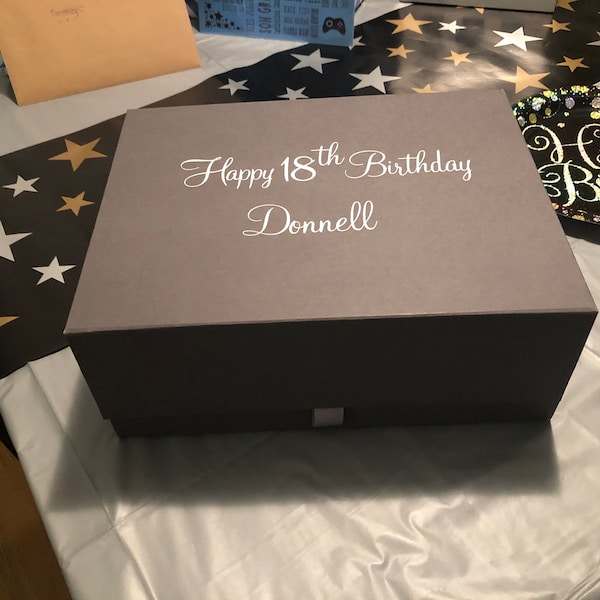 Personalised Birthday Gift Box, Birthday Gift Box, Special Birthday ...