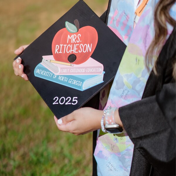 Custom "determinate Dna" Graduation Cap Topper, Biology Major ...