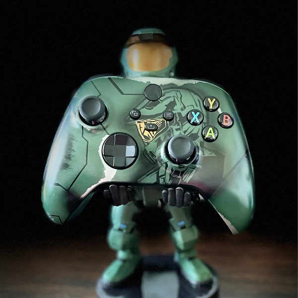 Custom Painted Halo Themed Controller Master Chief for Xbox - Etsy