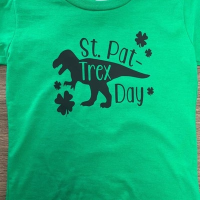 St Patricks Kids Svg, Dinosaur St Patricks Day Shirt, Dinosaur St ...