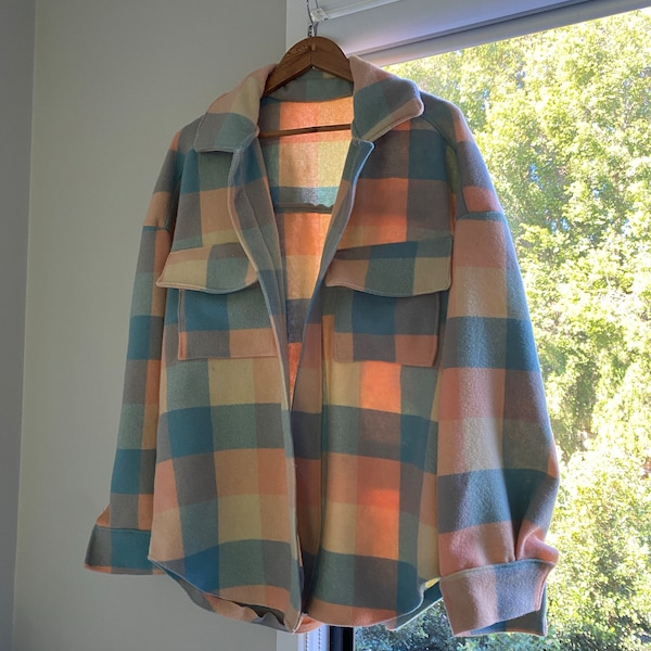 Polina Oversized Shacket Digital Pattern // UK 4-24, US 0-20 // PDF ...