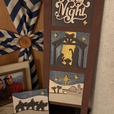 Tiered Tray Nativity DIY Leaning Ladder Insert Kit Interchangeable ...