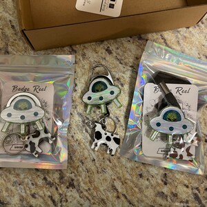 The Original UFO Alien Pill Abduction Funny Retractable Badge - Etsy