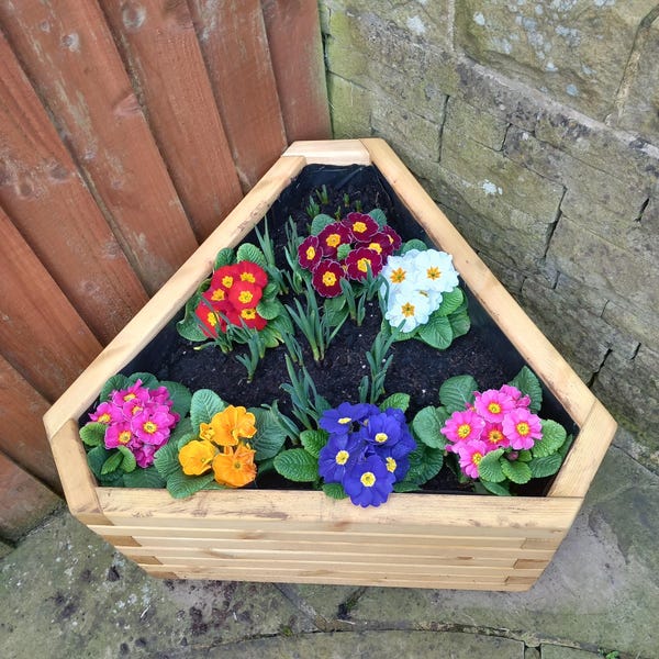 Custom Made Wooden Planters - Etsy