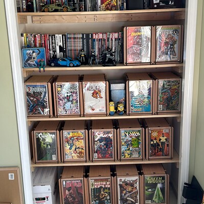 The Original Romany House Wood Comic Book Storage Box Safely Store ...