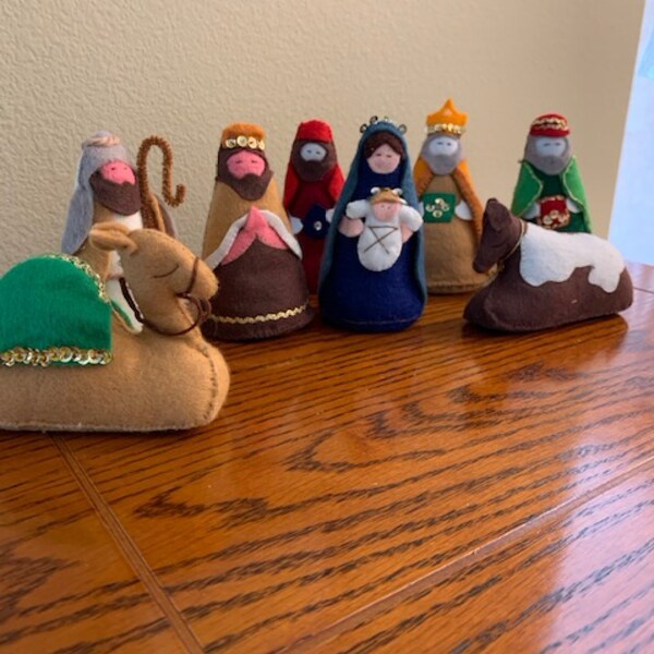 EXPANDED Felt Nativity Set Pattern // PDF Instant Download - Etsy Australia