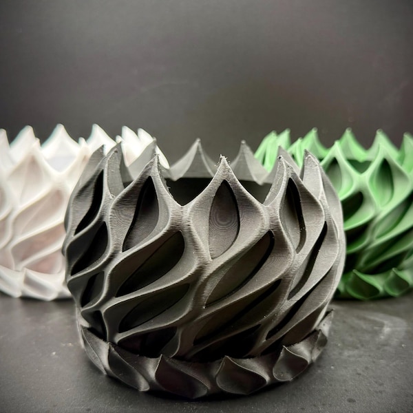 Neo Lotus Planter – Modern Sculptural Pot, Orchid, Succulent, Airplant ...