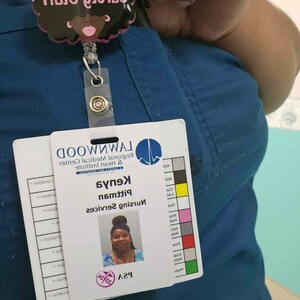 PCT Badge Reel, Employee Gift, PCT Life, Glitter Badge Reel, Patient ...