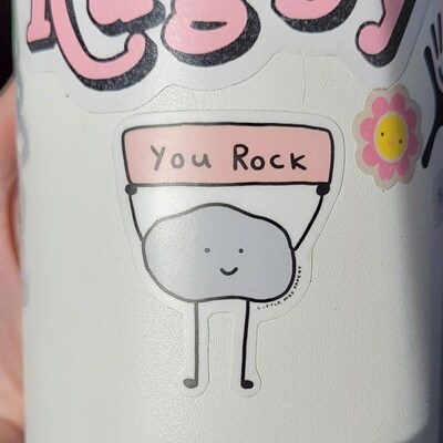 You Rock Vinyl Sticker // Cute Sticker // You Rock Sticker - Etsy